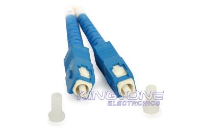 China Blue PC Fiber Optic Patch Cord for sale