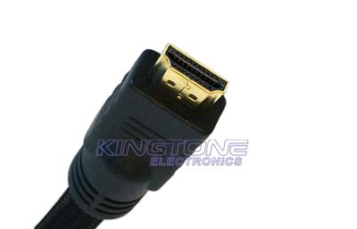 China Insulator Black Pin Gold HDMI Cable Molding PVC 063 45P HDMI 1.4 Cable For TV for sale
