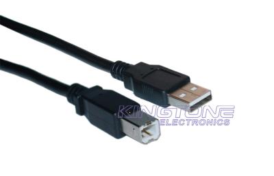 China USB 2.0 CMR 28AWG Bare Copper Gold Flash Contact Molded Type , PVC 45P for sale