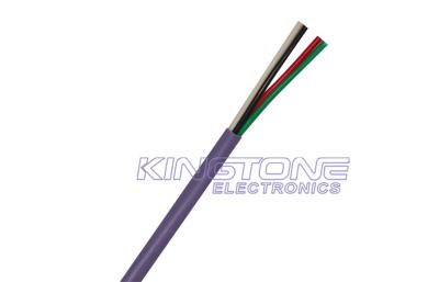 China 1000ft CMR Rated 4 Cores Speaker Cable 12 AWG in Yellow , Monitor Audio Cable for sale