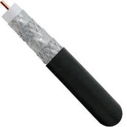 China RG11 Quad CATV Coaxial Cable 14 AWG CCS AL Braiding Jelly PE for Direct Burial for sale
