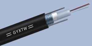 China GYXTW Unitube Light-armored Fiber Optic Cable with Duct / Aerial Application for sale