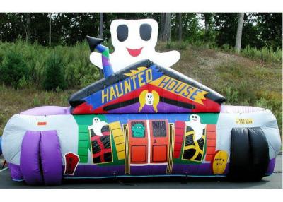 China Digital Printing Inflatable Sport Games Haunted House Maze Tunnel for sale
