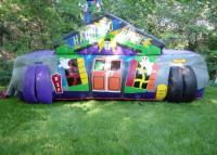 China Digital Printing Inflatable Sport Games Haunted House Maze Tunnel for sale