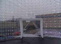China 8m Diameter Inflatable Party Tent Clear Dome Tent Noncontinuous Type for sale