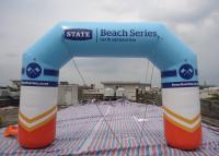 China Customize Inflatable Arches 0.55mm PVC Tarpaulin With One Free Blower for sale