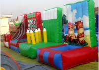 China Digital Printing Cartoon Obstacle Course For Kids 0.55 mm PVC Tarpaulin for sale