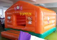 China Double Sewing PVC Tarpaulin Inflatable Jumping Castle Hello Kitty Bounce House for sale