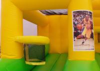 China Eco - Friendly Outdoor Exciting Inflatable Sports Games With 3 Basket Hoops for sale
