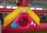 China OEM 0.55 mm PVC Tarpaulin Inflatable  Bouncy Castle Strong Sewing for sale