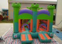 China Oxford Fabric Inflatable Commercial Bounce Houses With Slide For Kids for sale
