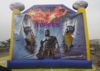 China Digital Printing Batman Inflatable Jumping Castle With Roof PVC Tarpaulin for sale
