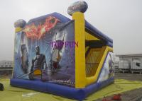 China Digital Printing Batman Inflatable Jumping Castle With Roof PVC Tarpaulin for sale