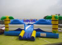 China OEM PVC Tarpaulin 5 x 5 m Inflatable Bounce House With Tree Column for sale