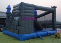 China Sewing Full Printing PVC Tarpaulin Inflatable Jumping Castle Jurassic Park for sale
