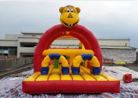 China CE Commercial 0.55mm PVC Tarpaulin Obstacle Course With Money Arch N Deer Slide for sale