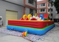 China 0.55 mm PVC Tarpaulin Outdoor Playground Inflatable Amusement Park Of Animal Theme for sale