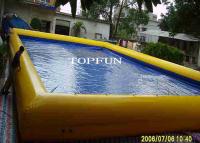 China CE PVC Tarpaulin Large Inflatable Swimming Pool Outdoor Amusement Park for sale