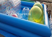 China Custom Double Pipes Funny Inflatable Swimming Pool Water Walking Ball Roller for sale