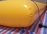 China Funny Yellow Double Pool Inflatable Swimming Pools PVC Tarpaulin CE Approval for sale