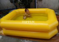 China Double Tubes 0.65m High Kids Swimming Pool Inflatable PVC Tarpaulin for sale