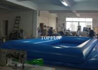 China Square Outdoor Inflatable Swimming Pools Kids Water Pool Games 7x 7m for sale