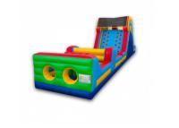 China Long Inflatable Sports Games Indoor Playground Obstacle Course for sale