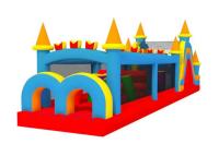 China Funny Colorful Inflatable Sports Games Obstacle Course For Kids for sale