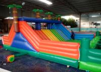 China 0.55 mm PVC Tarpaulin Inflatable Amusement Park Outdoor Playground for sale