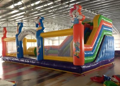 China Inflatable Amusement Park With Big Slide Fire - Resistant For Party for sale