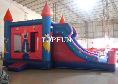 China Pink Princess PVC Tarpaulin Inflatable Jumping Castle Slide For Kids for sale