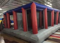 China 0.55 mm PVC tarpaulin inflatable jumping maze,outdoor playground  amusement park for sale
