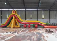 China Giant Commercial 17mL Pool Water Slide 17 * 3 * 5m Hoilday Use Beach Slide for sale