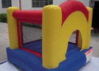 China Yellow Small Commercial Bounce Houses For Kids With 210d Oxford Fabric for sale