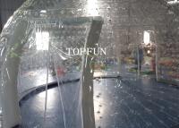 China Clear PVC Double Layers Inflatable Bubble Tent 8m Diameter Exhibition for sale