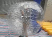 China 1.0mm PVC Transparent Human Bumper Balls Heat Seal Airtight Type for sale