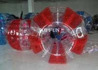 China Red Human Inflatable Bumper Bubble Ball Waterproof For Adults for sale