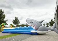 China Kids Dual Lanes Inflatable Bungee Run 2 Lane Blow Up Bounce House for sale