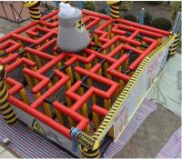 China Customized Inflatable Sports Games Outdoor Inflatable Haunted House Maze for sale
