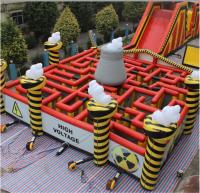 China Customized Inflatable Sports Games Outdoor Inflatable Haunted House Maze for sale