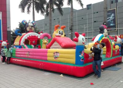 China Children Topic Commercial Inflatable Amusement Park With PVC Tarpaulin for sale