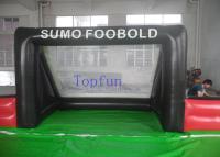 China Outdoor Inflatable Soap Football Field /  Football Court With PVC Tarpaulin for sale