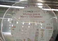 China CE Clear Snow Globe Outdoor Inflatable Bubble Tent For Exhibition Show for sale