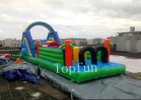 China PVC Tarpaulin Inflatable Sports Games / Inflatable Obstacle Course For Kids for sale