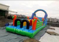 China PVC Tarpaulin Inflatable Sports Games / Inflatable Obstacle Course For Kids for sale