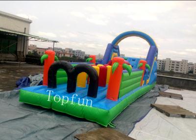 China PVC Tarpaulin Inflatable Sports Games / Inflatable Obstacle Course For Kids for sale