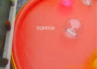 China Large Inflatable Swimming Pools With Water Balls , Red Inflatable Pools For Adults for sale