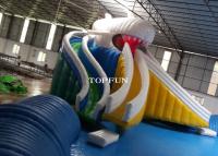 China Commercial Exciting Blue Inflatable Water Park With Swimming Pools for sale