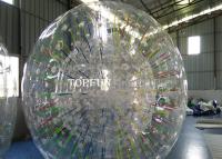 China Transparent 1.0 mm TPU Inflatable Body Bumper Ball With Glowing Lights for sale