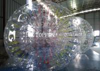China Transparent 1.0 mm TPU Inflatable Body Bumper Ball With Glowing Lights for sale